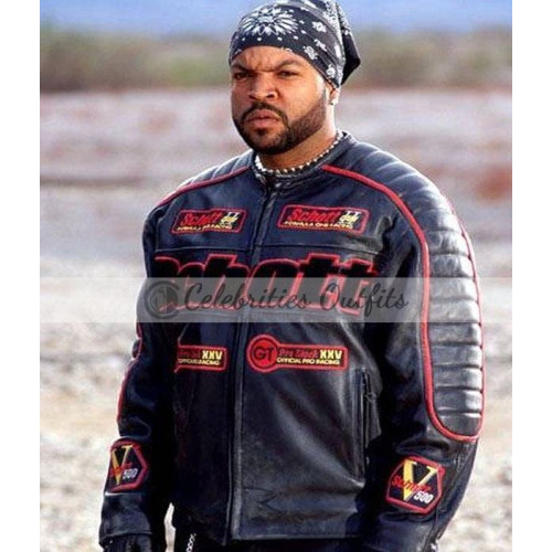 Torque Movie Ice Cube Trey Black Motorcycle Leather Jacket