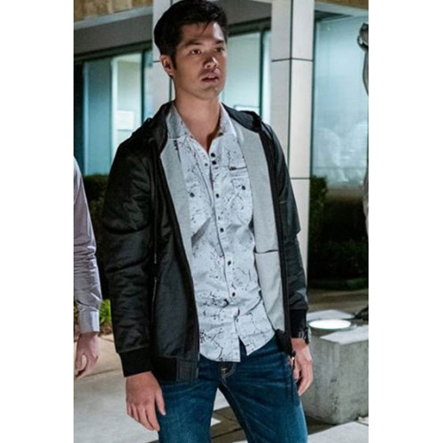 Ross Butler 13 Reasons Why Zach Dempsey Black Leather Jacket