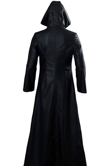 Kingdom Hearts Organization 13 Hooded Cosplay Leather Coat