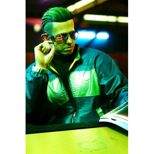 Kirk Sawyer Cyberpunk 2077 Video Game Bomber Cosplay Jacket