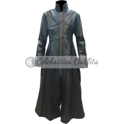 Matrix Reloaded Trinity Carrie-Anne Moss Coat Costume