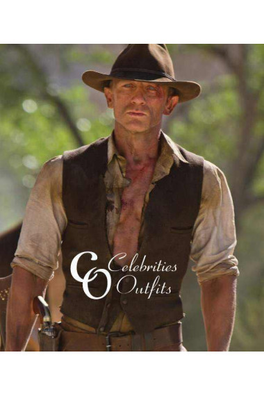 Cowboys & Aliens Daniel Craig Jake Lonergan Leather Vest