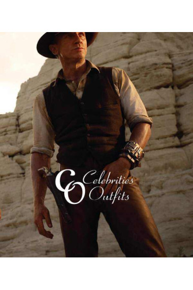 Cowboys & Aliens Daniel Craig Jake Lonergan Leather Vest