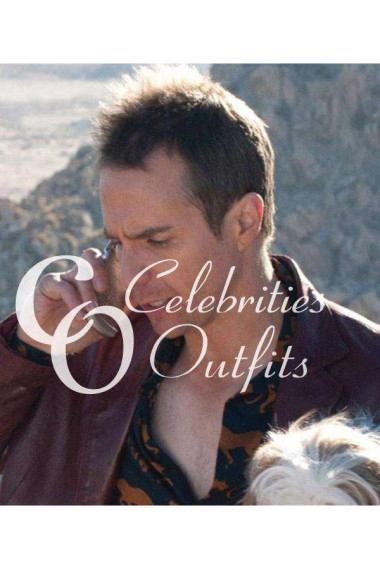 Seven Psychopaths Sam Rockwell Billy Maroon Leather Jacket