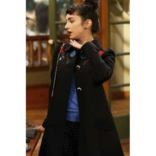 Last Man Standing Mandy Baxter Molly Ephraim Black Wool Coat