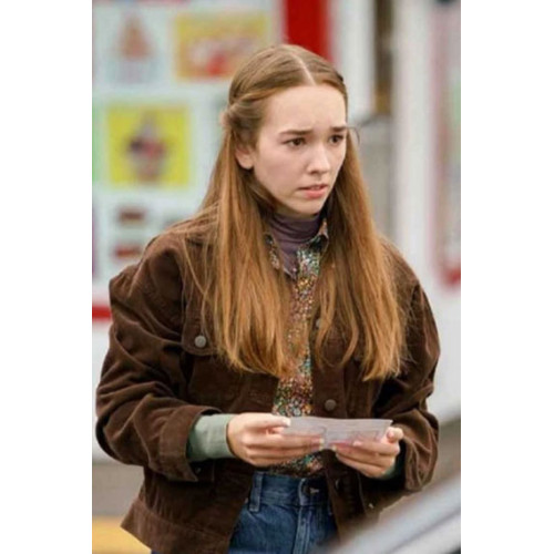 Holly Taylor Manifest Angelina Meyer Brown Corduroy Jacket