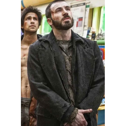 Snowpiercer Curtis Everett Chris Evans Black Wool Trench Coat