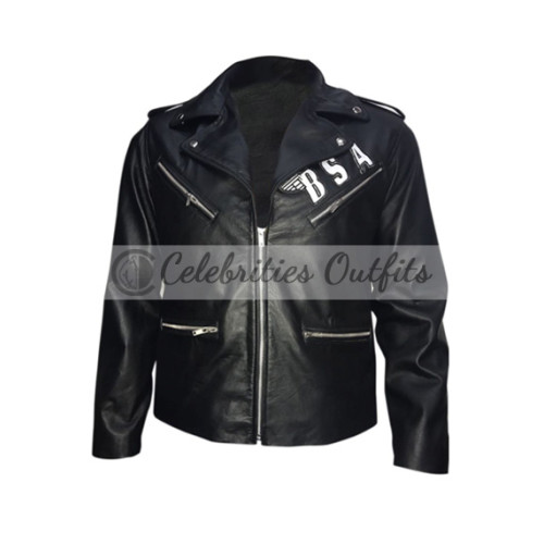 Faith George Michael BSA Rockers Revenge Black Biker Jacket