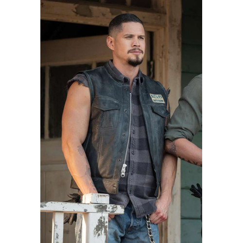 Ezekiel Reyes Mayans MC TV Series JD Pardo Leather Vest