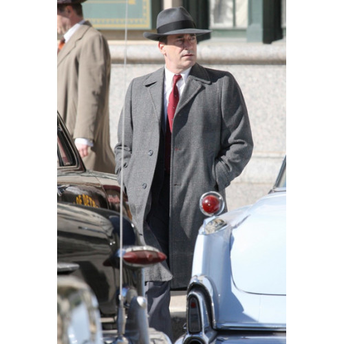 Jon Hamm No Sudden Move Movie Joe Finney Grey Trench Coat