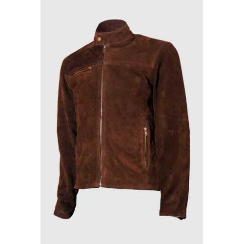 Ethan Hunt Mission Impossible Tom Cruise Brown Suede Jacket