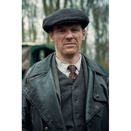 Peaky Blinders Jimmy McCavern Brian Gleeson Black Trench Coat