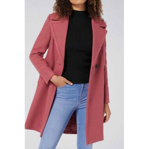 Riverdale Lili Reinhart Betty Cooper Pink Wool Trench Coat