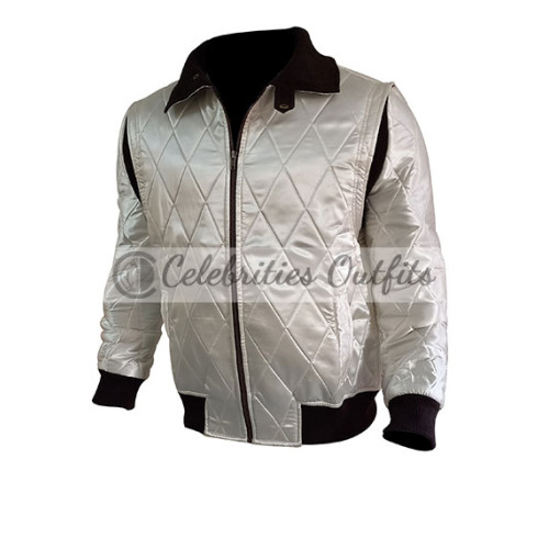 Ryan Gosling Driver Drive Movie Bomber White Scorpion Jacket