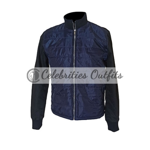 Spectre James Bond Daniel Craig Black Parachute Puffer Jacket
