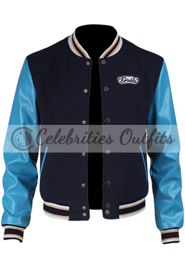 Suicide Squad Diablo Jay Hernandez Black Bomber Varsity Jacket