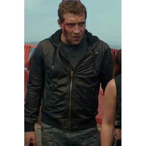 Kyle Reese Terminator Genisys Jai Courtney Black Leather Jacket