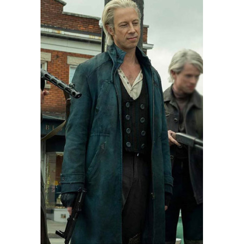 The Umbrella Academy Jason Bryden Otto Black Leather Coat