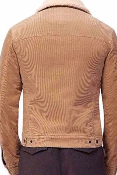 Ricky Virgin River Camel Brown Corduroy Shearling Jacket